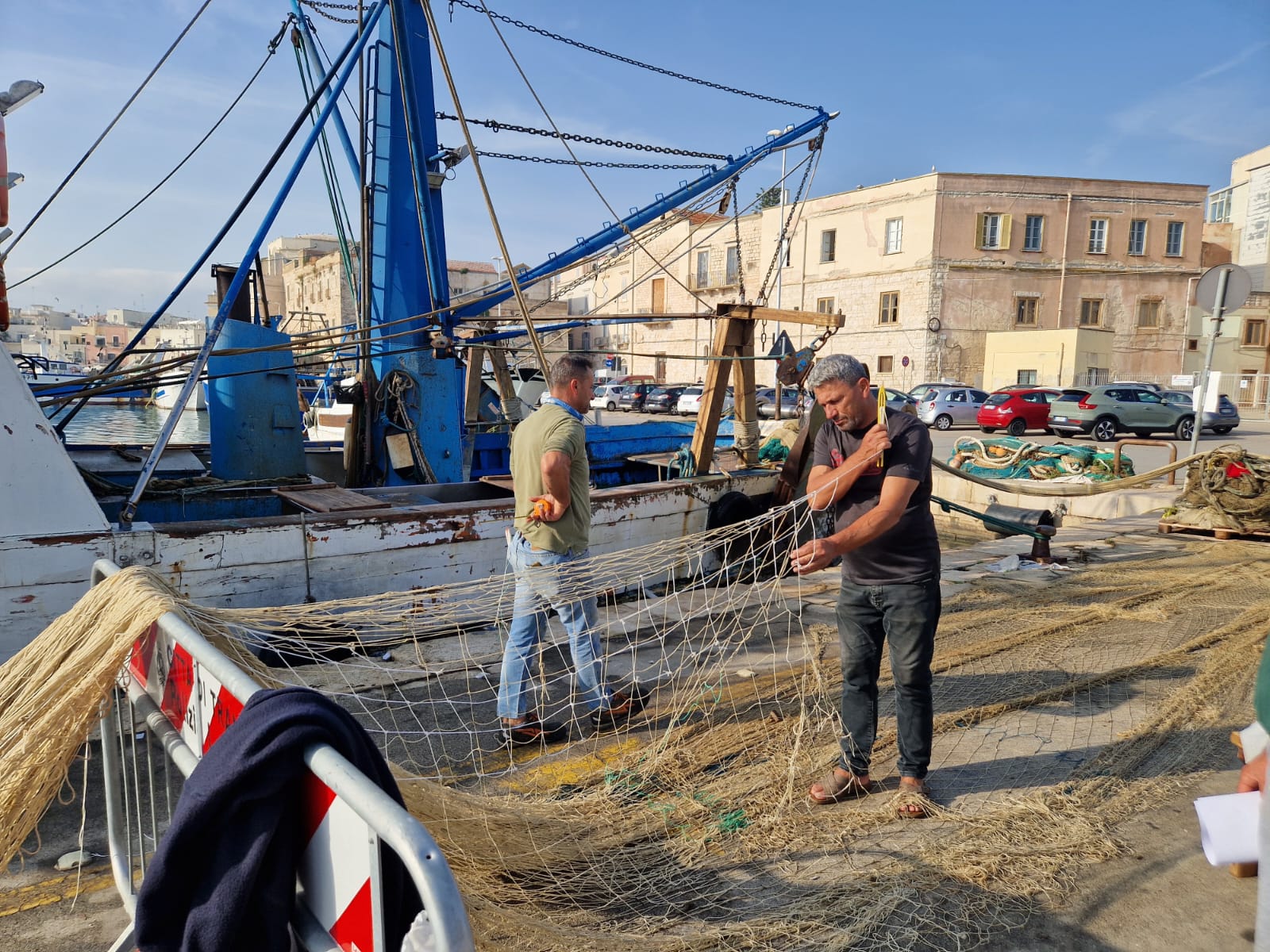 Diritti in marineria: la Flai Cgil Bat incontra i pescatori